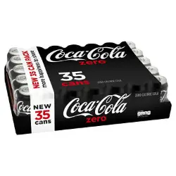 COKE ZERO 12 oz. cans, 35 pk