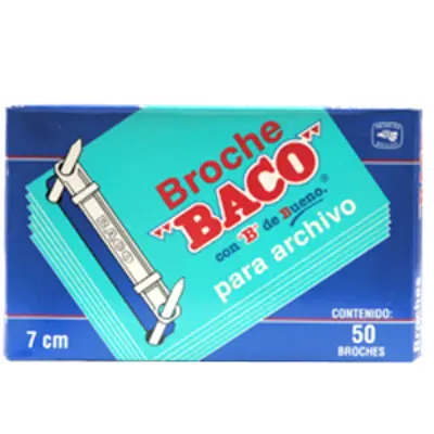 BROCHE BACO PARA ARCHIVO No 7 - Reparto
