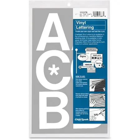 Wholesale Chartpak Vinyl Letters/Numbers Discounts on CHA01076-BULK