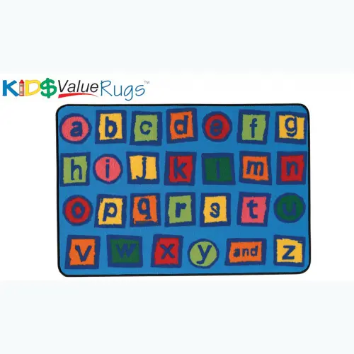Alphabet Blocks Rug - The School Box Inc