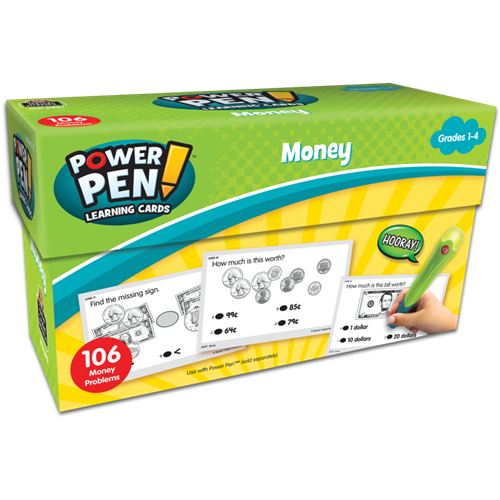 Power Pen Learning Cards: Money - The School Box Inc