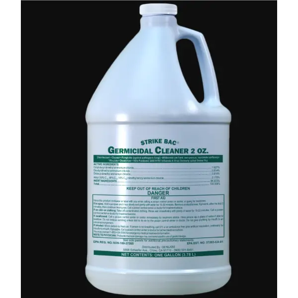STRIKE-BAC NEUTRAL CLEANER 2OZ DISINFECTANT FLORAL FRAGANCE - American ...