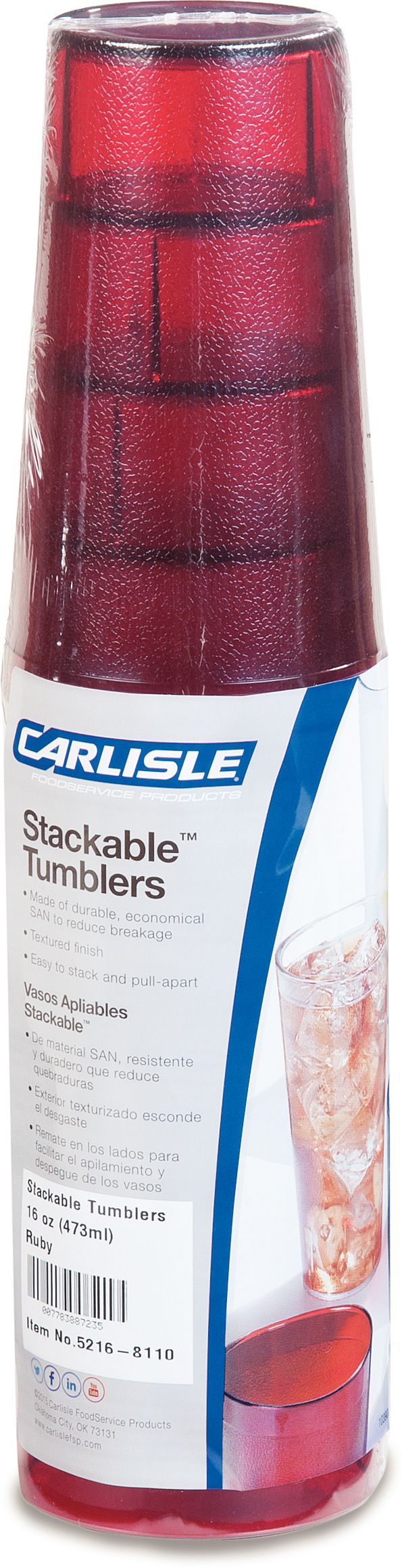 Stackabletm Cash 'N Carry San Tumbler 16 Oz - Cash & Carry (6/Pk ...