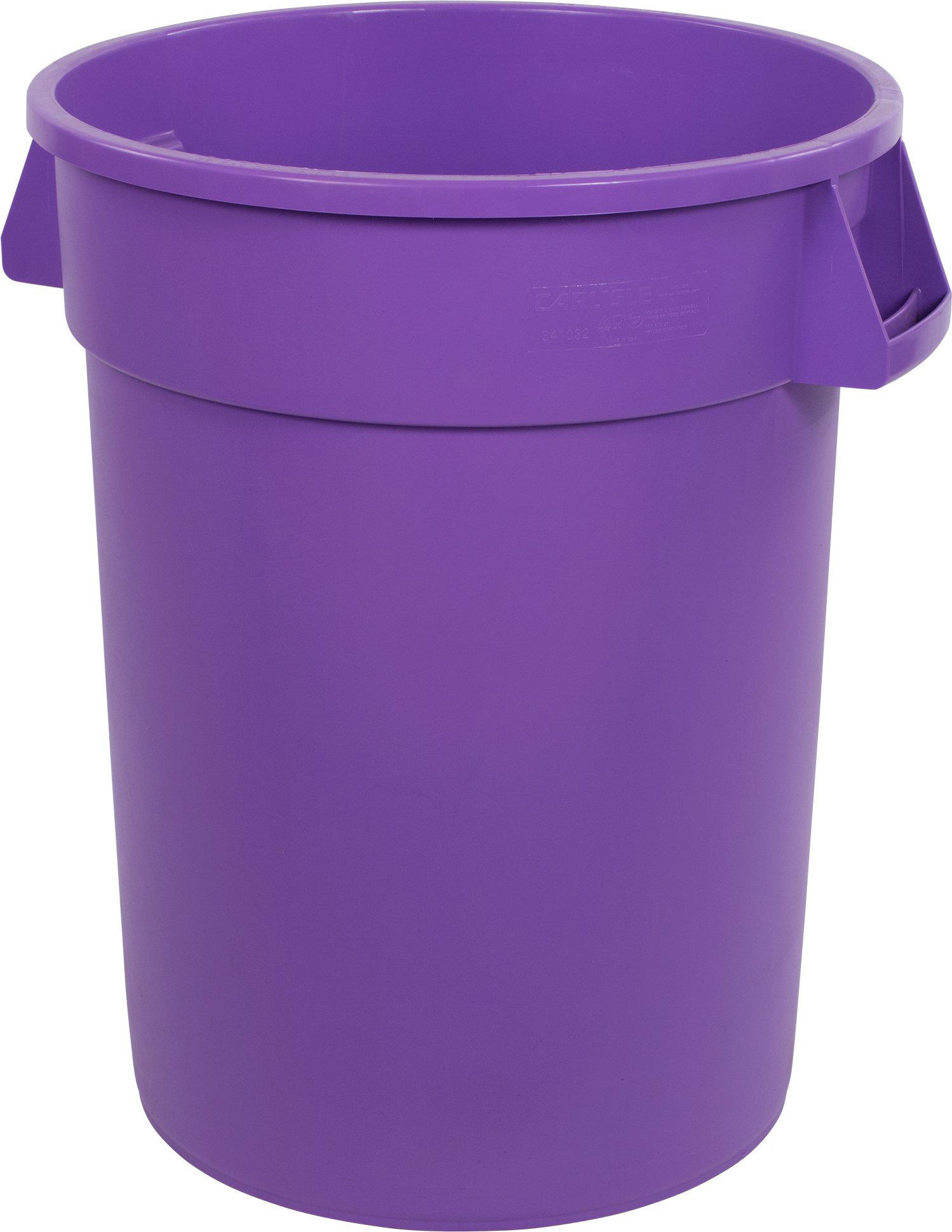 Broncotm Round Waste Bin Trash Container 32 Gallon - Purple - 34103289