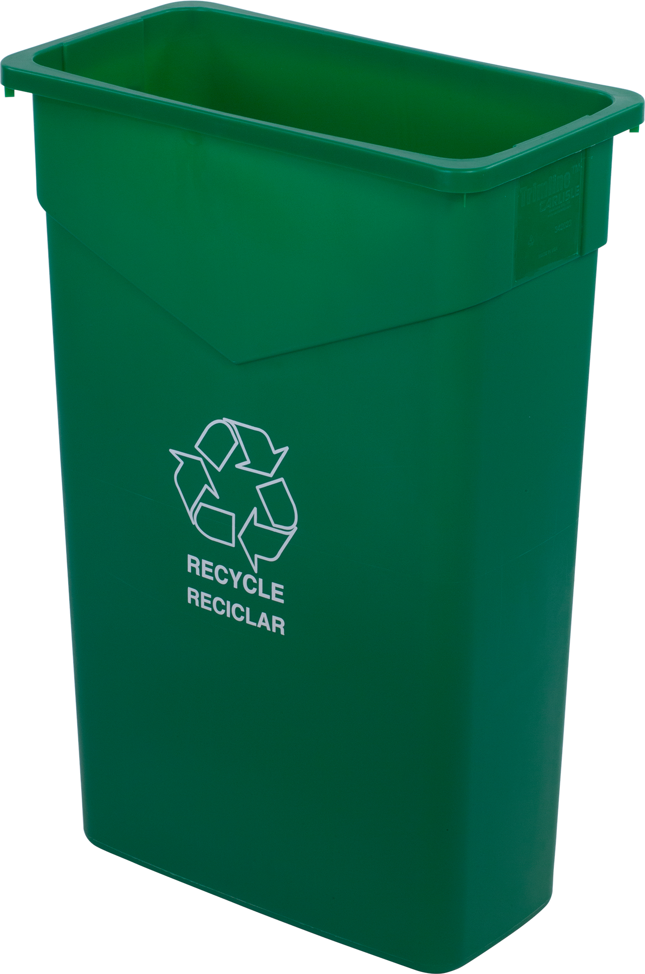 Trimlinetm Rectangle Recycle Waste Container 23 Gallon - Green ...