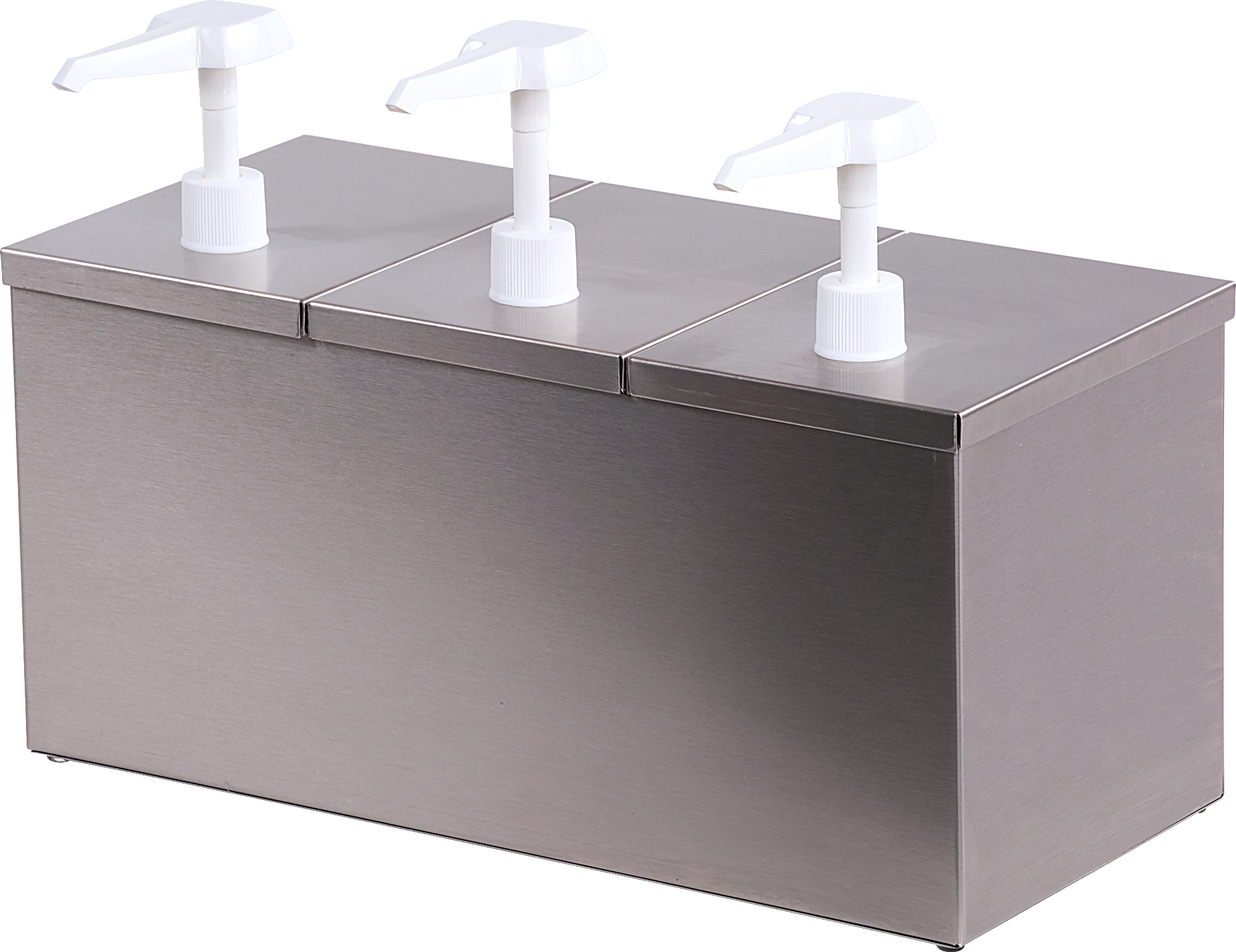 Insulated Condiment Topping Rail With 3 Standard Pumps & Ice Packs ...