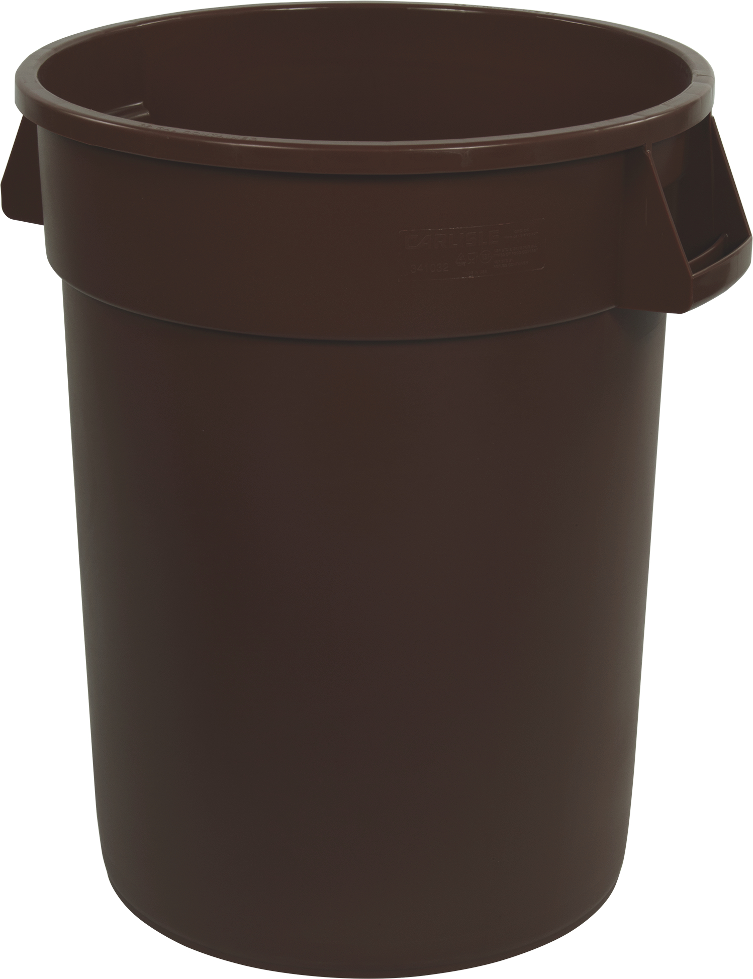 Broncotm Round Waste Bin Trash Container 44 Gallon - Brown - 34104401