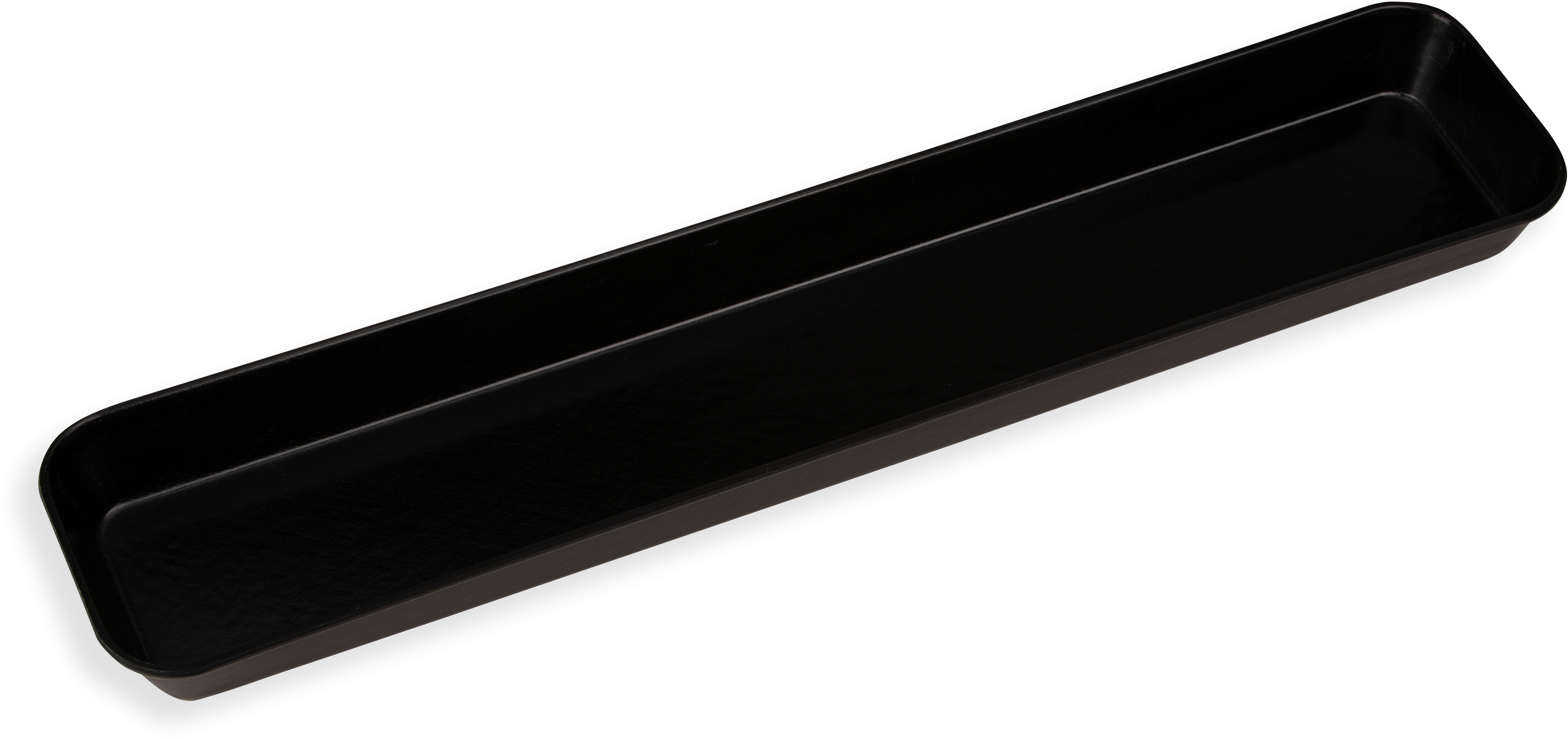 Glasteel TM Fiberglass Market Pan 30" X 6-7/16" X 2" - Ebony - 6302FG309