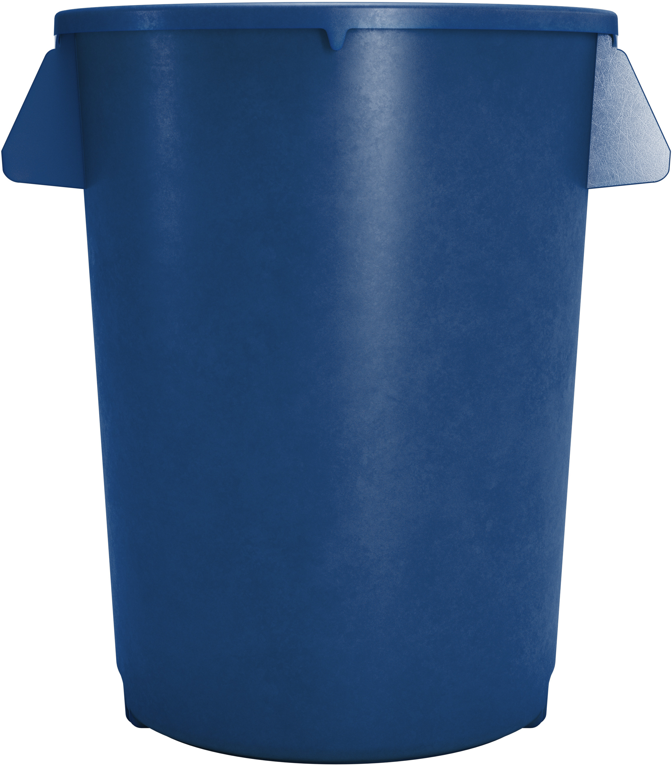 Bronco Round Waste Bin Trash Container 32 Gallon - Blue - 84103214