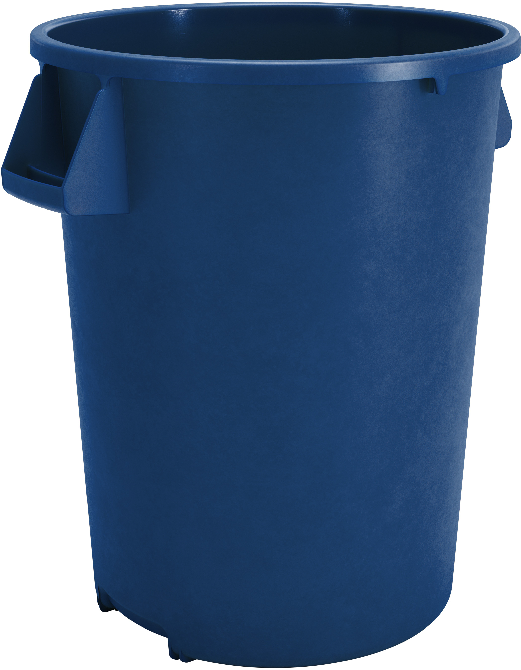 Bronco Round Waste Bin Trash Container 32 Gallon - Blue - 84103214