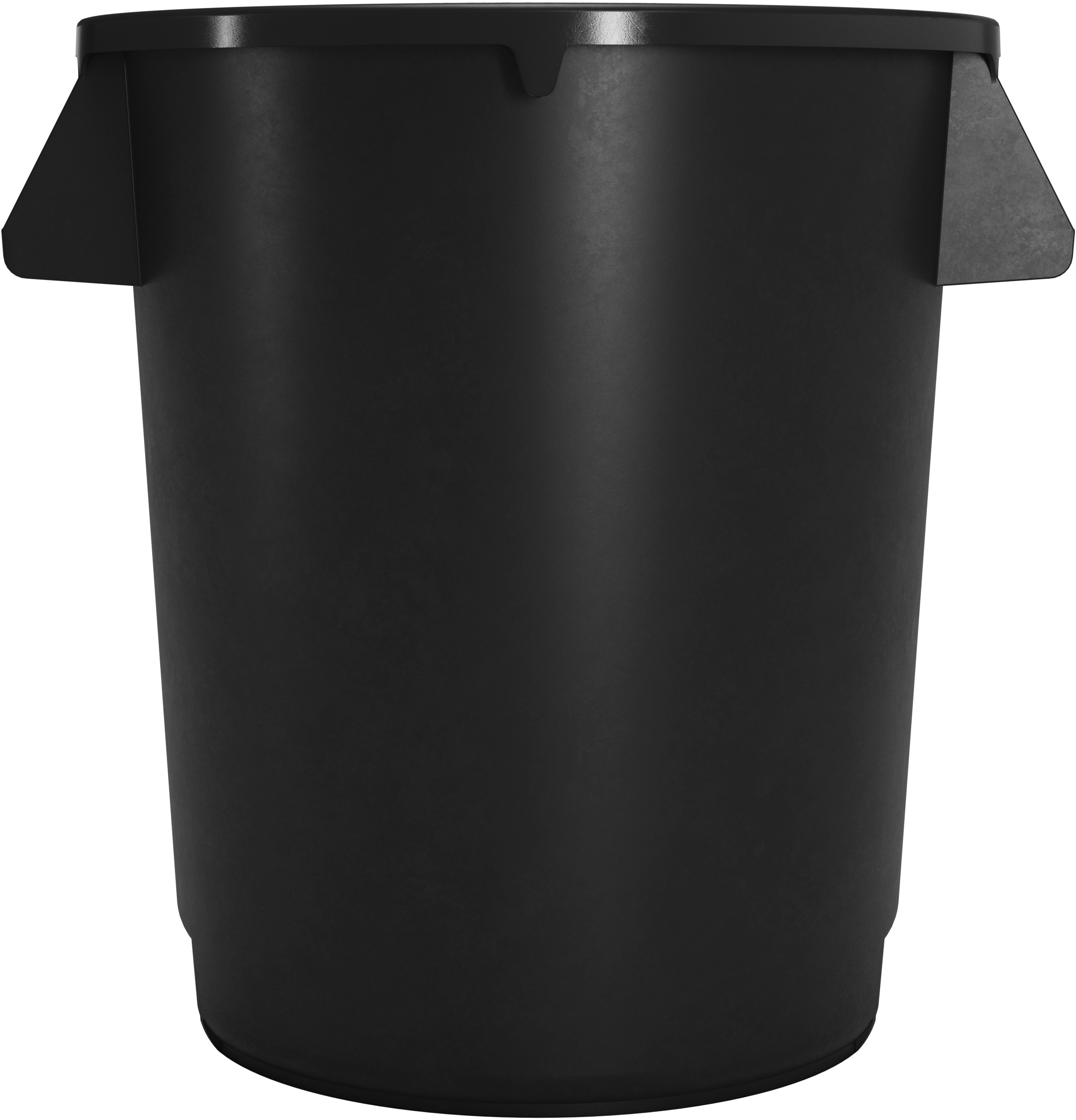 Bronco Round Waste Bin Trash Container 10 Gallon - Black - 84101003