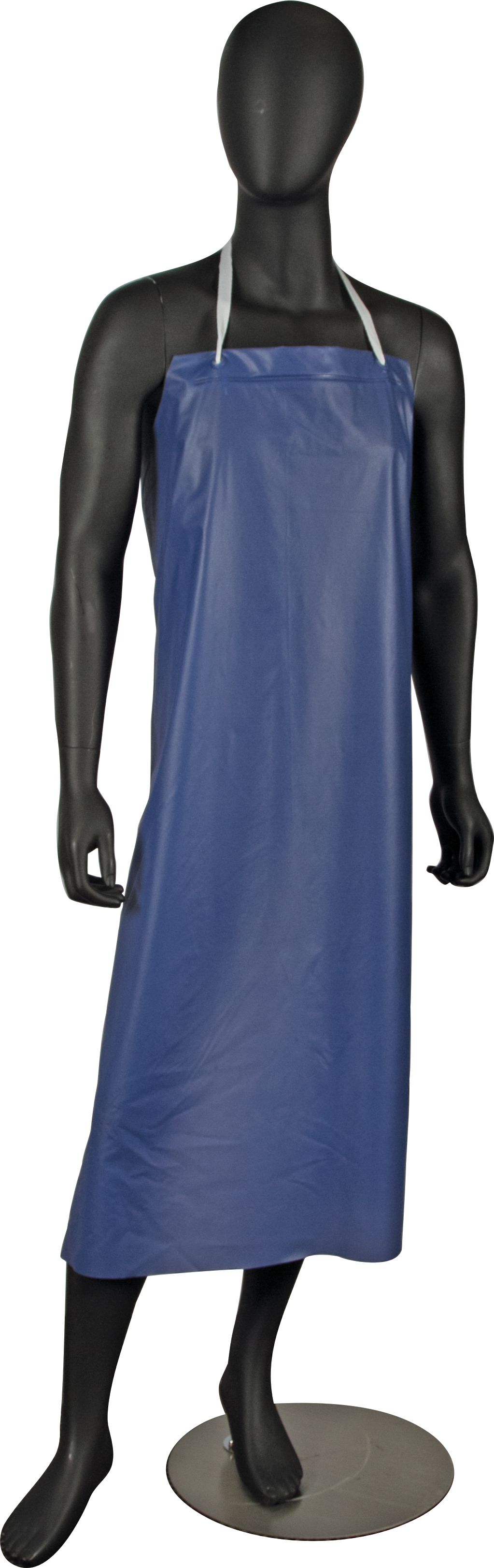 Vinyl Dishwashing Apron - Blue - 8 Mil - Blue - 614DVA-BL