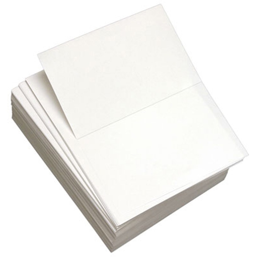 Lettermark Papers with Perforation at 5-1/2" - White