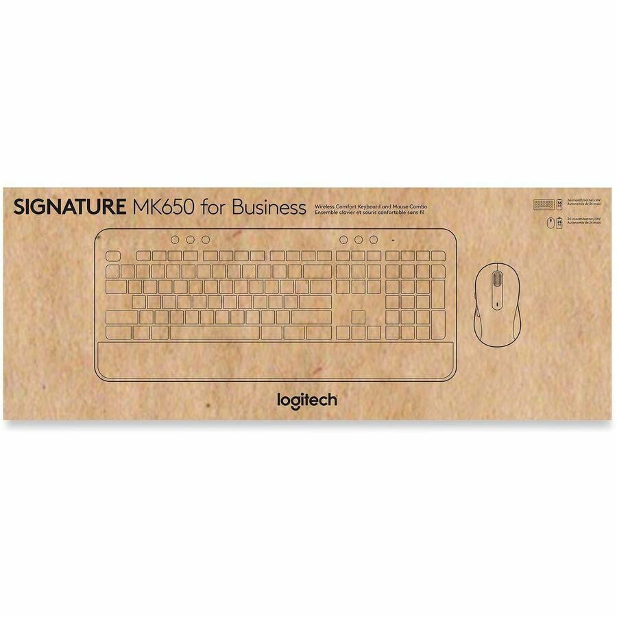 Logitech Signature MK650 Combo for Business Wireless Mouse and Keyboard ...