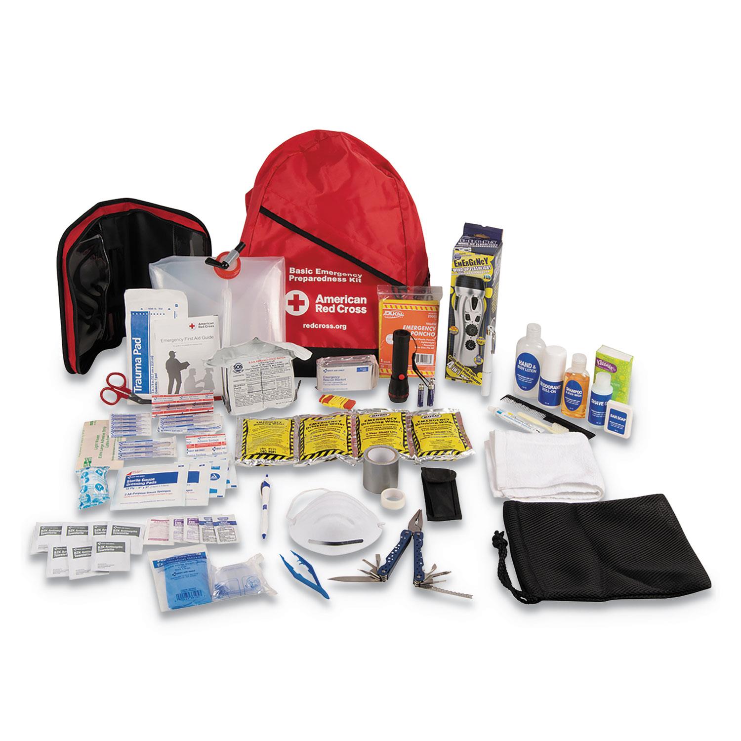 Bulk First Aid Kit, 211 Pieces, Plastic Case