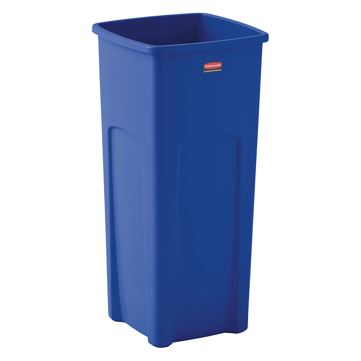 UntouchableÆ 23 Gal Square Recycling Container Blue - FG356973BLUE