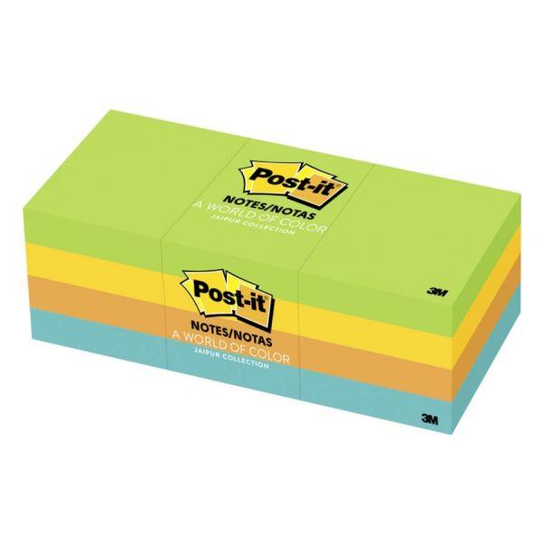 Post-it Notes Original Pads in Floral Fantasy Collection Colors, 1.5" x ...