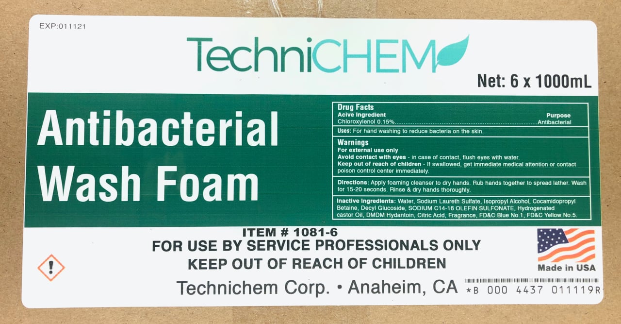 CS-FOAM ANTIMICROBIAL SOAP "AMBER" 1000ML 6/CS - American Sanitary ...