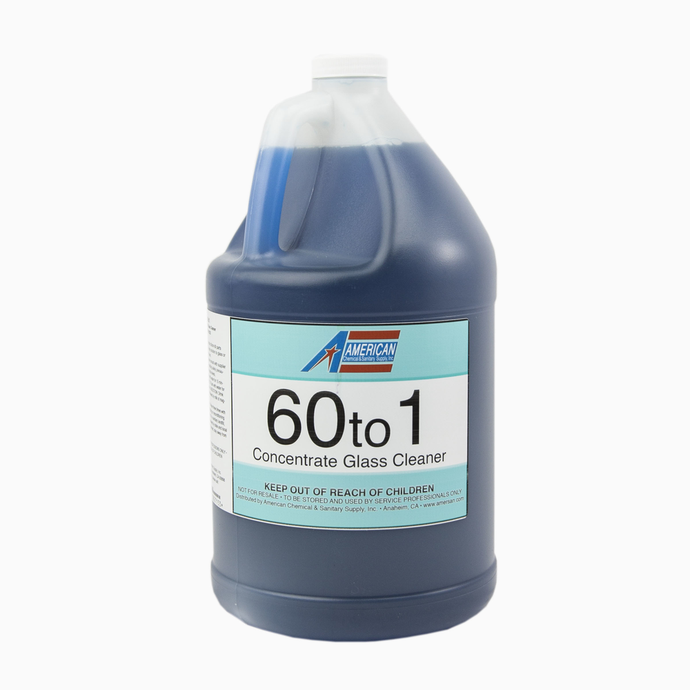 60:1 GLASS CLEANER CONCENTRATE - American Sanitary Supply Co. Inc