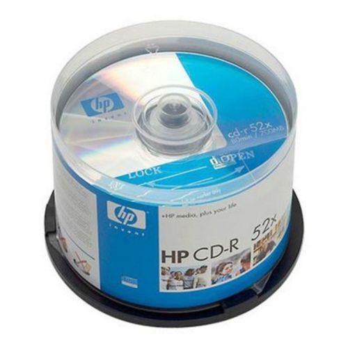HP CD-R 52X 80min 700MB 50/Pack Sliver CR00070B - Bluebird Office Supplies