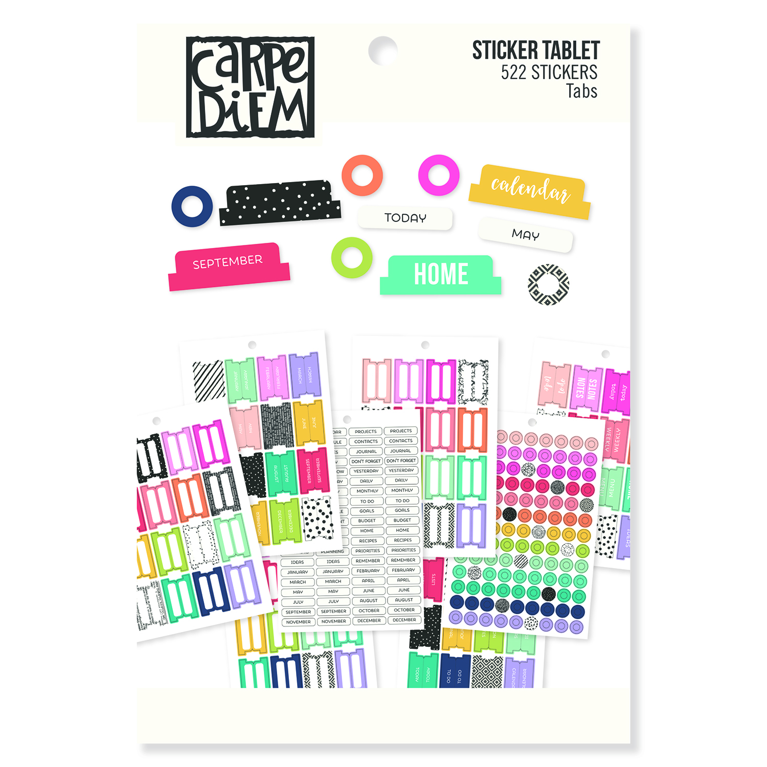 Tab A5 Sticker Tablet, Sold & Priced Individually