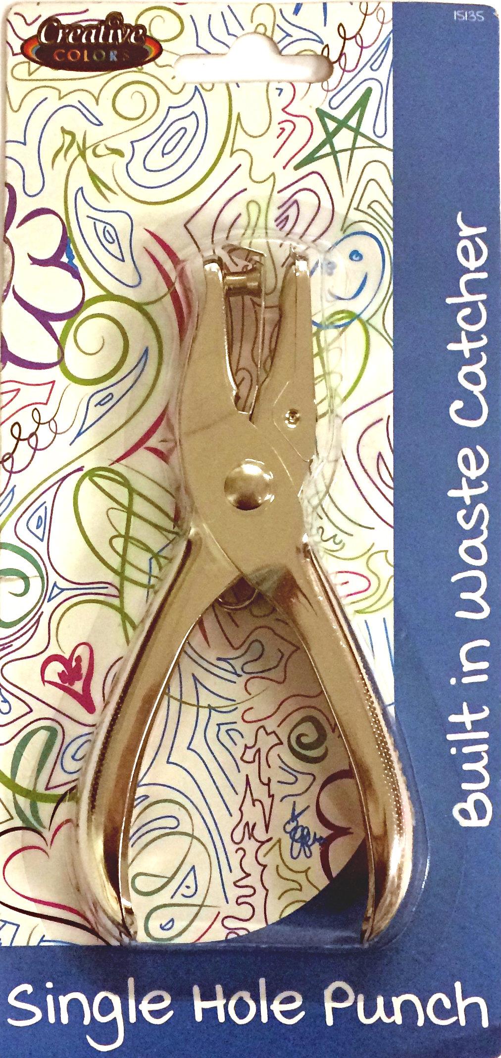 BULK Carton One hole Punch with a Full Catch