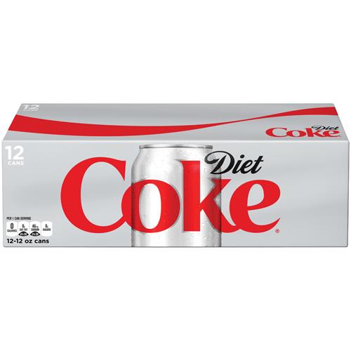 Diet Coke Fridge Pack Cans, 12 fl oz, 12 Pack - Egyptian Workspace Partners