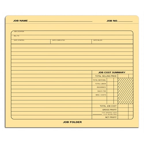 JOB FOLDERS - MANILA FOLDER, 250/BX - Egyptian Workspace Partners