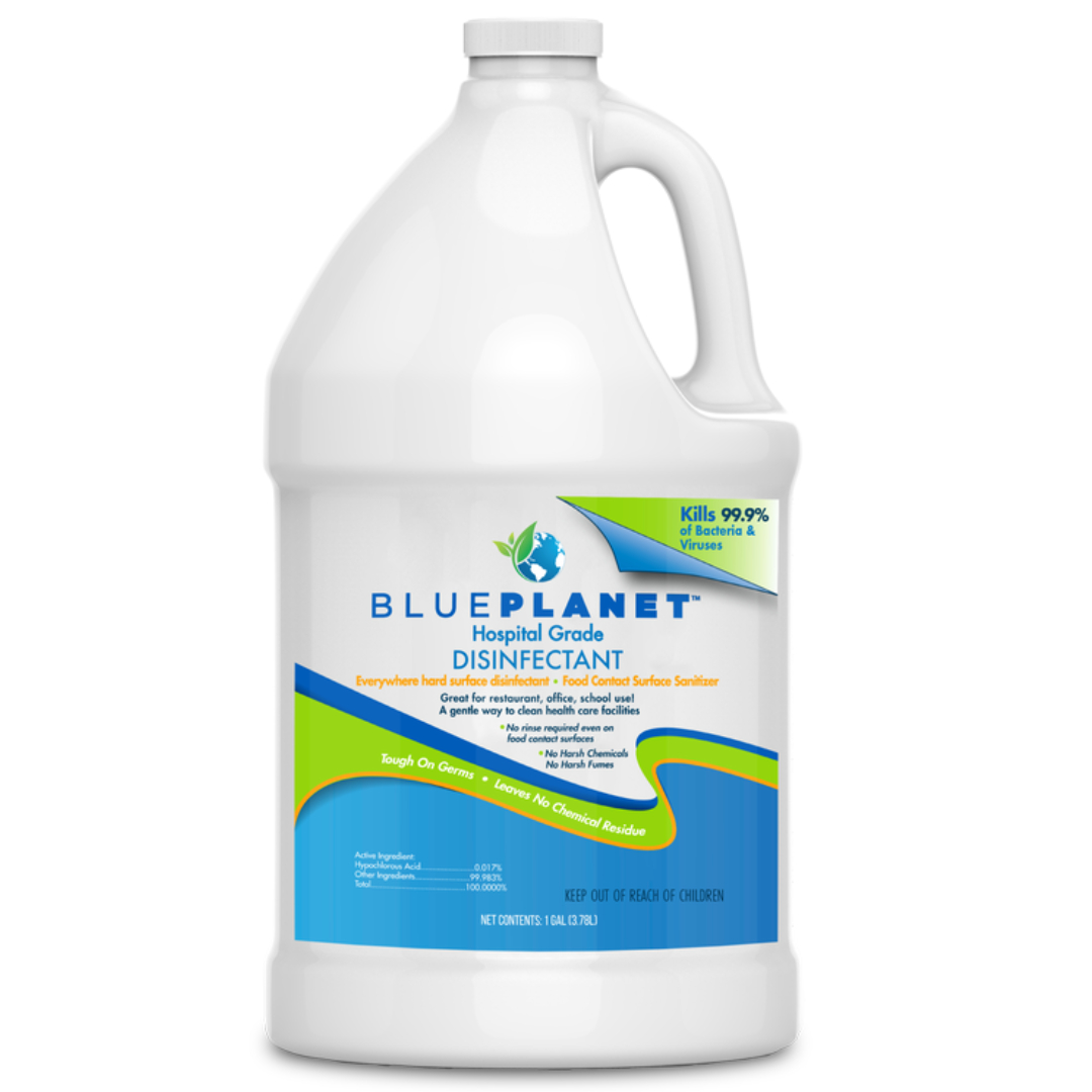 Blue Planet Disinfectant and Sanitizer - Mild Odor- Disinfect and ...