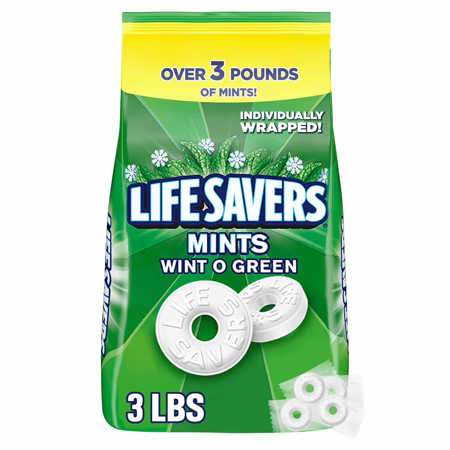 Life Savers Wint-O-Green Mints Hard Candy, 3 lbs. - Egyptian Workspace ...