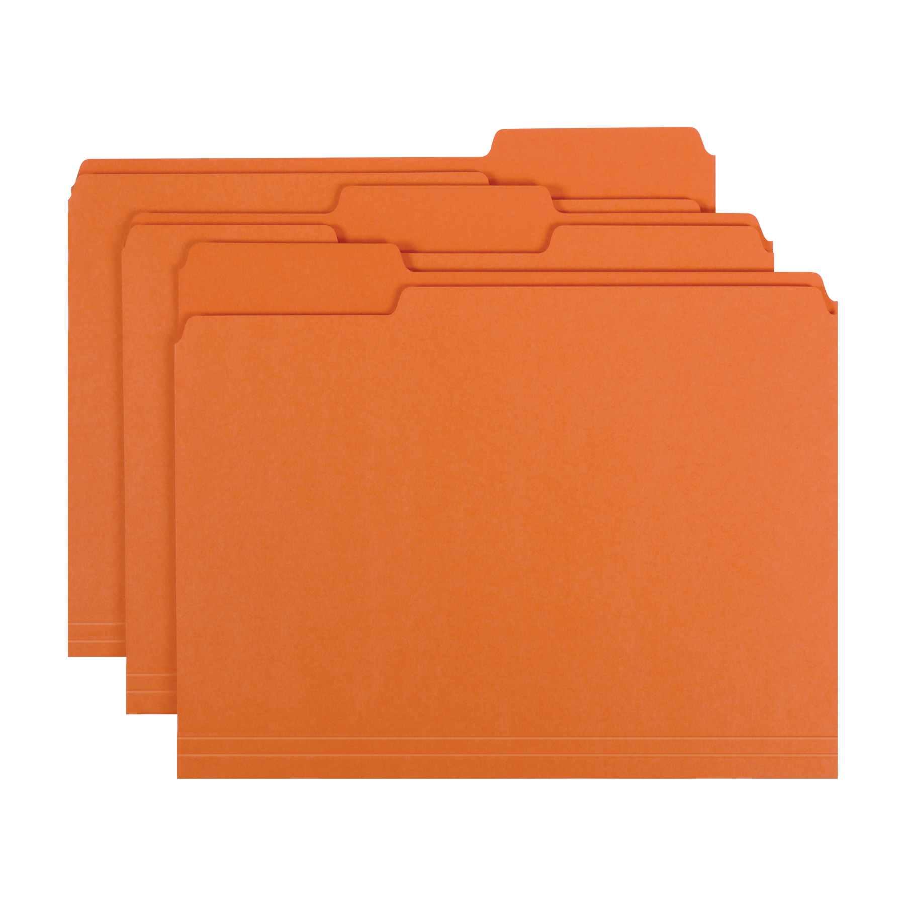 Deluxe Colored Top Tab File Folders, 1/3-Cut Tabs: Assorted, Letter ...
