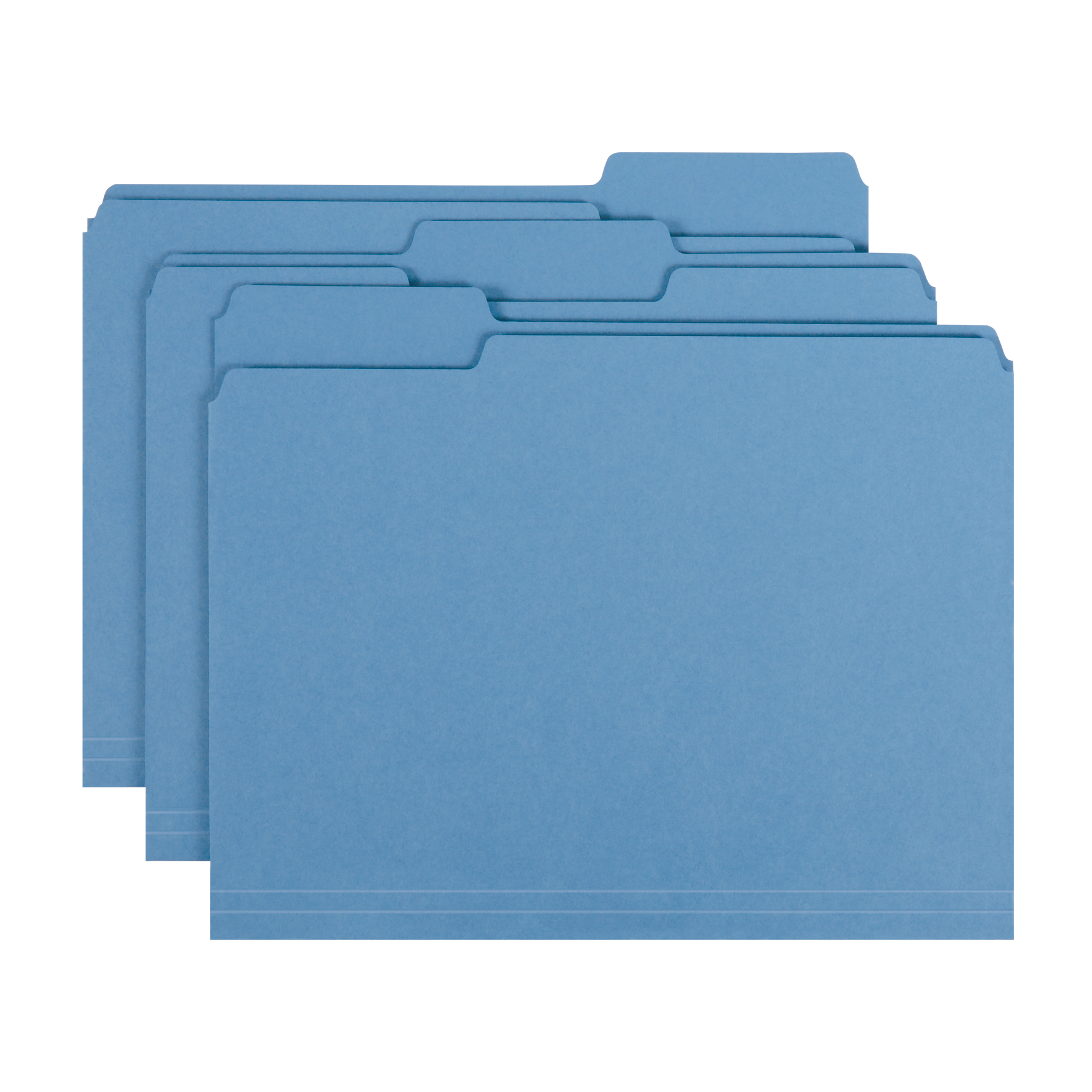 Deluxe Colored Top Tab File Folders, 1/3-Cut Tabs: Assorted, Letter ...