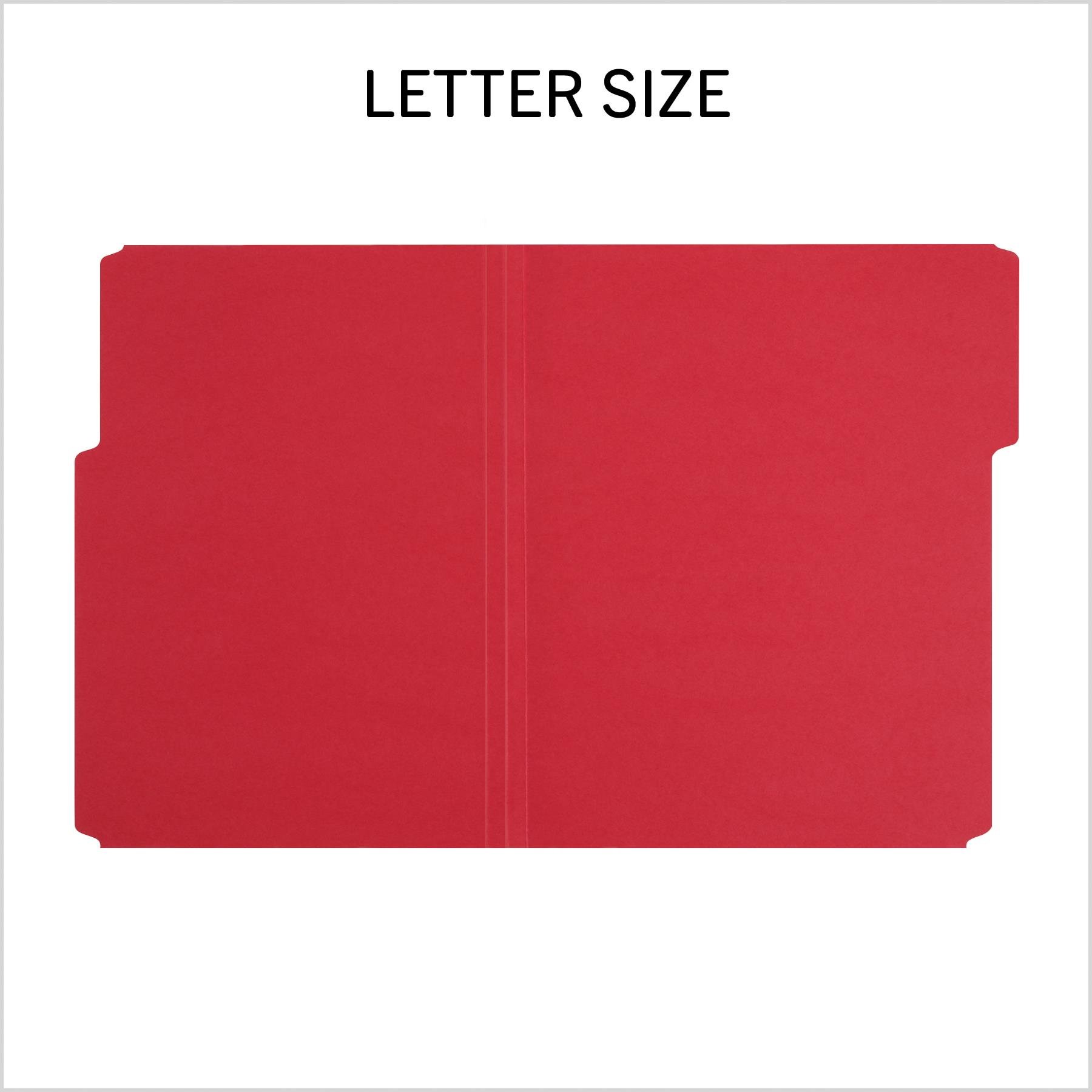 Deluxe Colored Top Tab File Folders, 1/3-Cut Tabs: Assorted, Letter ...
