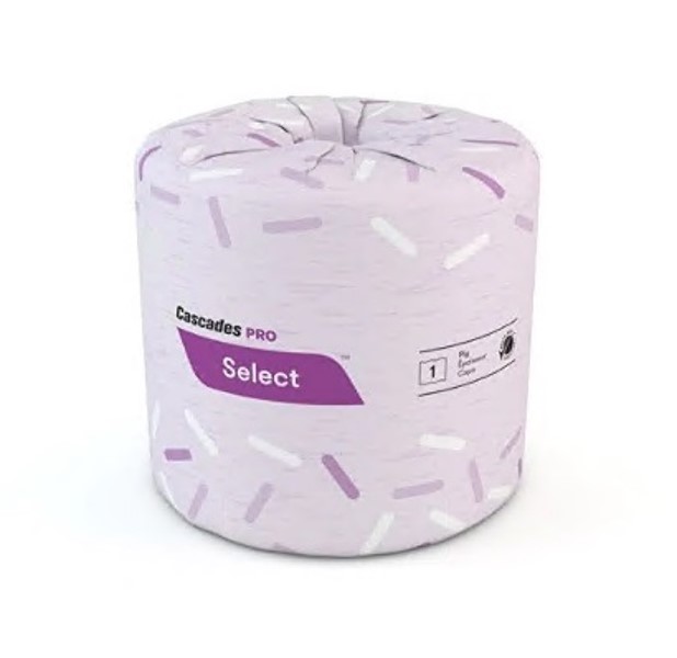 B040 Toilet Tissue 2ply 500 Sheets/Roll Cascades Pro Select Recycled 96 ...