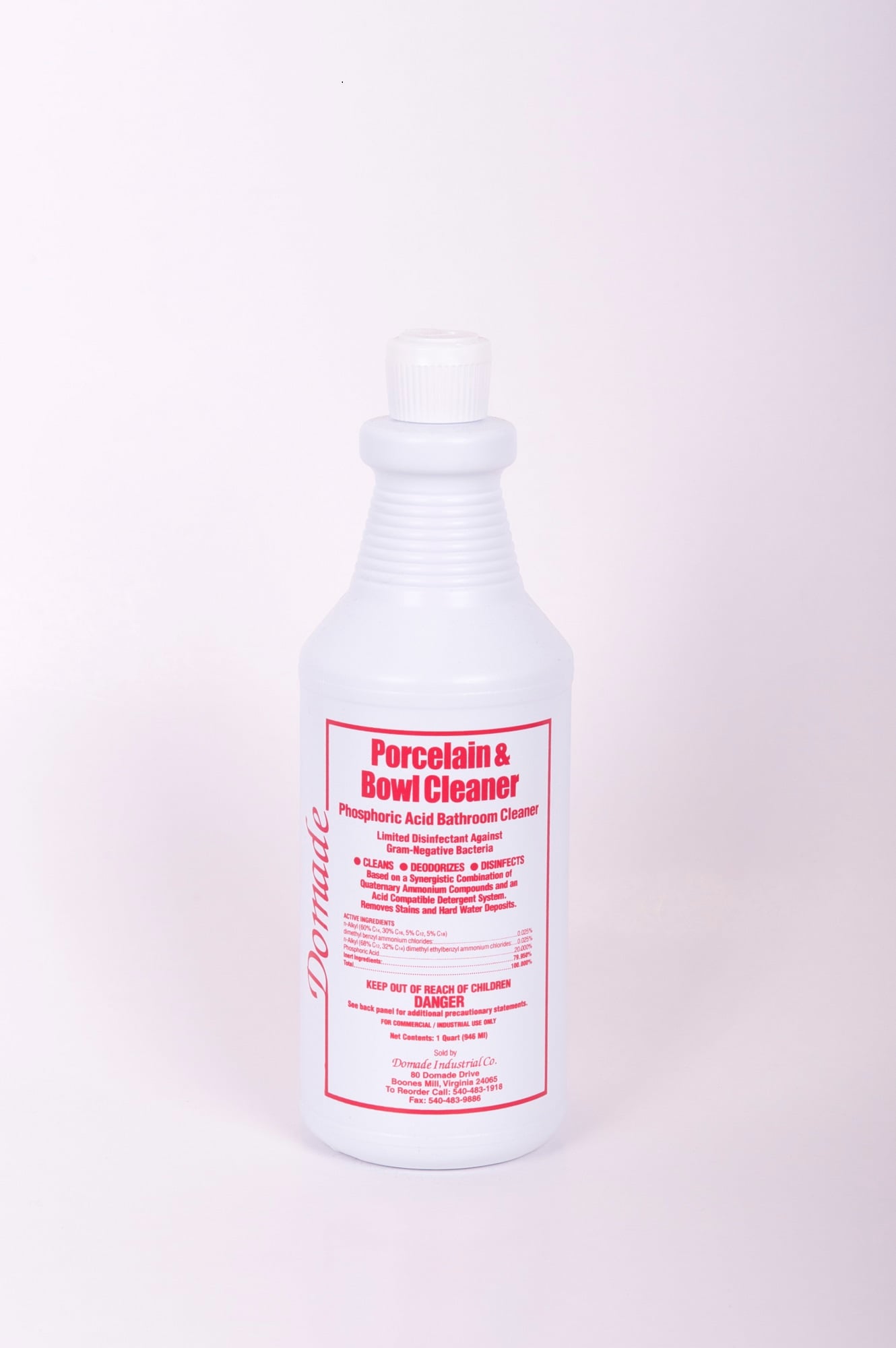 Bathroom Cleaner/Disinfectant, 12-32 oz - porcelain & toilet bowls ...