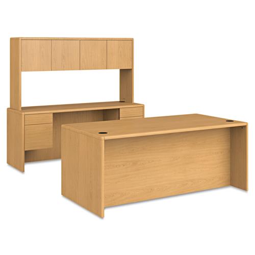 HON 10700 Series Desk & Credenza Workstation with Stack-On Storage - H
