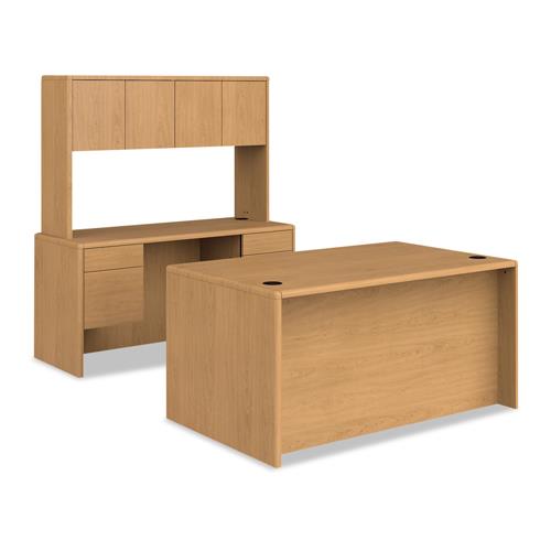 HON 10700 Series Desk & Credenza Workstation with Stack-On Storage - H