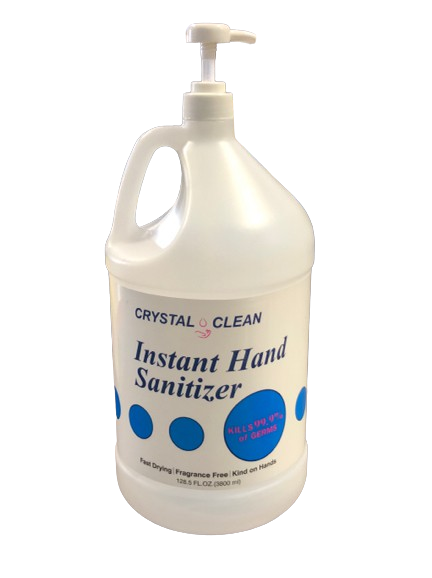 Crystal-Clean Instant Hand Sanitizer, 04 Gallon/Case