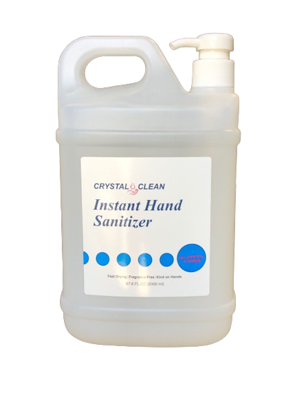 Crystal-Clean Instant Hand Sanitizer, 2 Liter-06Bottles/Case