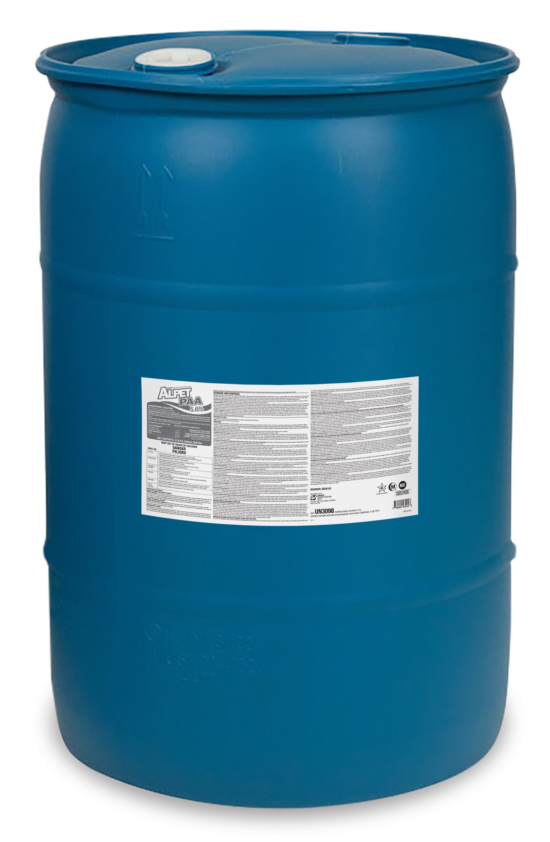 Alpet PAA 5.6%, 27.8 Gallon Drum