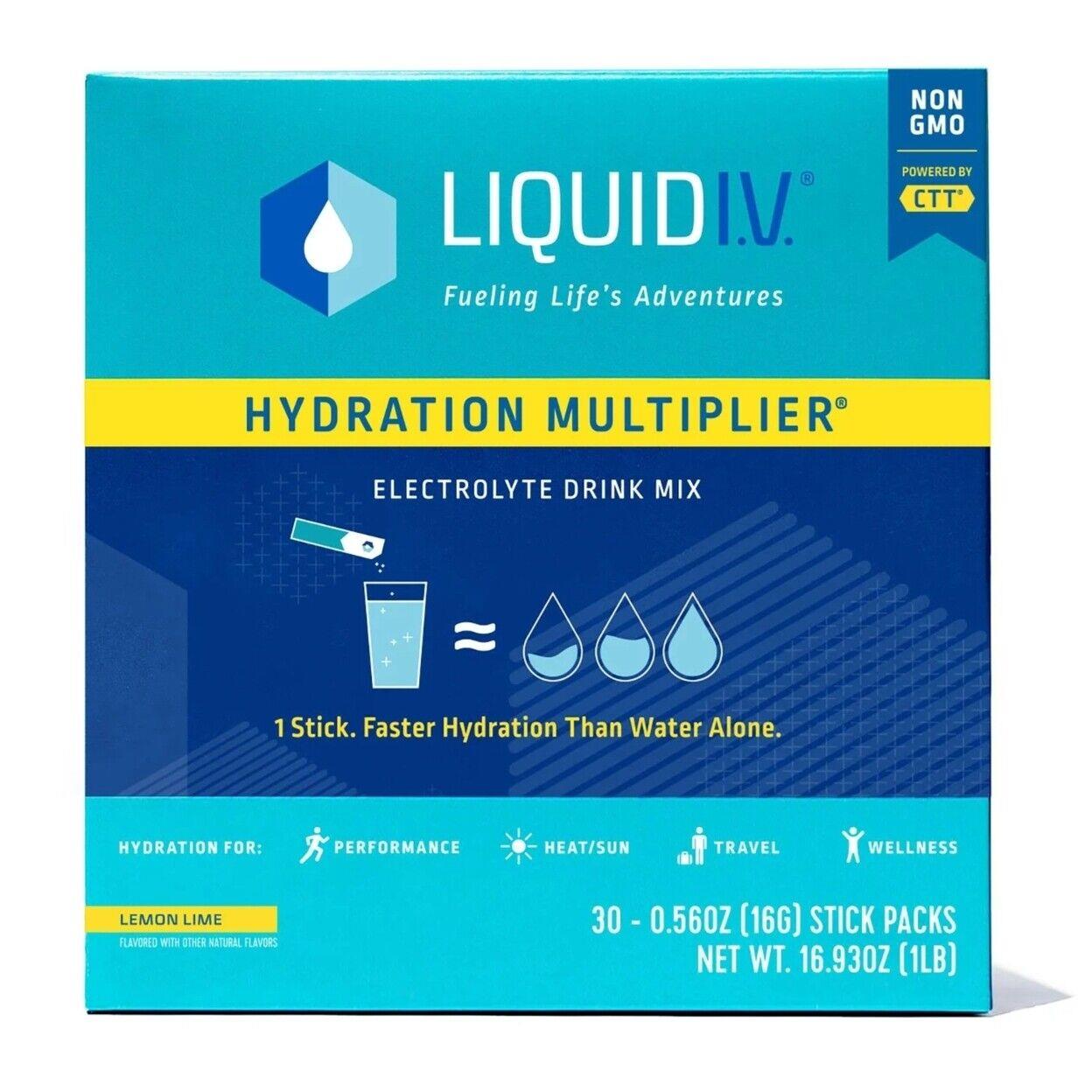 Liquid IV Hydration Multiplier Electrolyte Drink Mix (30 count) - ICC ...