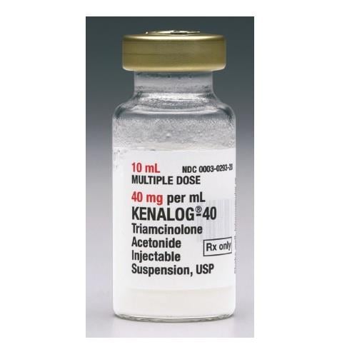 Kenalog®-40 Corticosteroid Triamcinolone Acetonide 40 mg / mL ...
