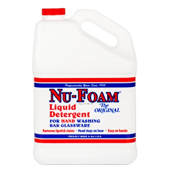Nu-Foam Original Liquid Detergent for Hand Washing Bar Glassware ...