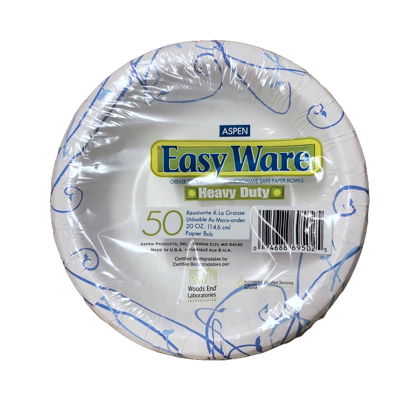 Easy WareTM 20oz Heavy Duty Coated Paper Bowls, 300/Case ...
