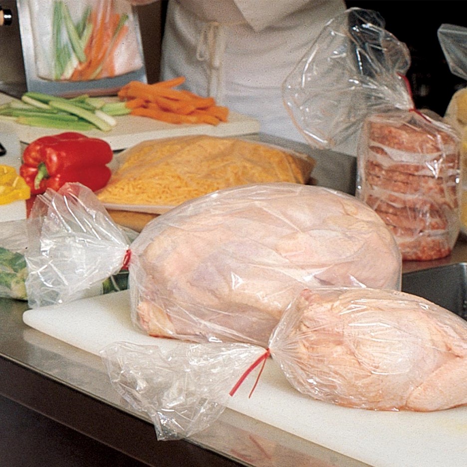 Poly Food Bags, 8" x 4" x 18", 0.75 mil, Clear, 1000/Carton ...