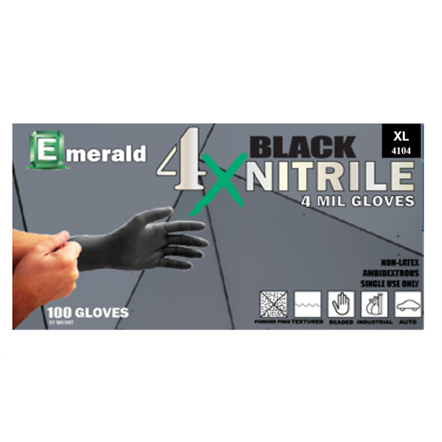 Large Nitrile General Purpose Gloves, 3 mil, Blue, 100/Box ...