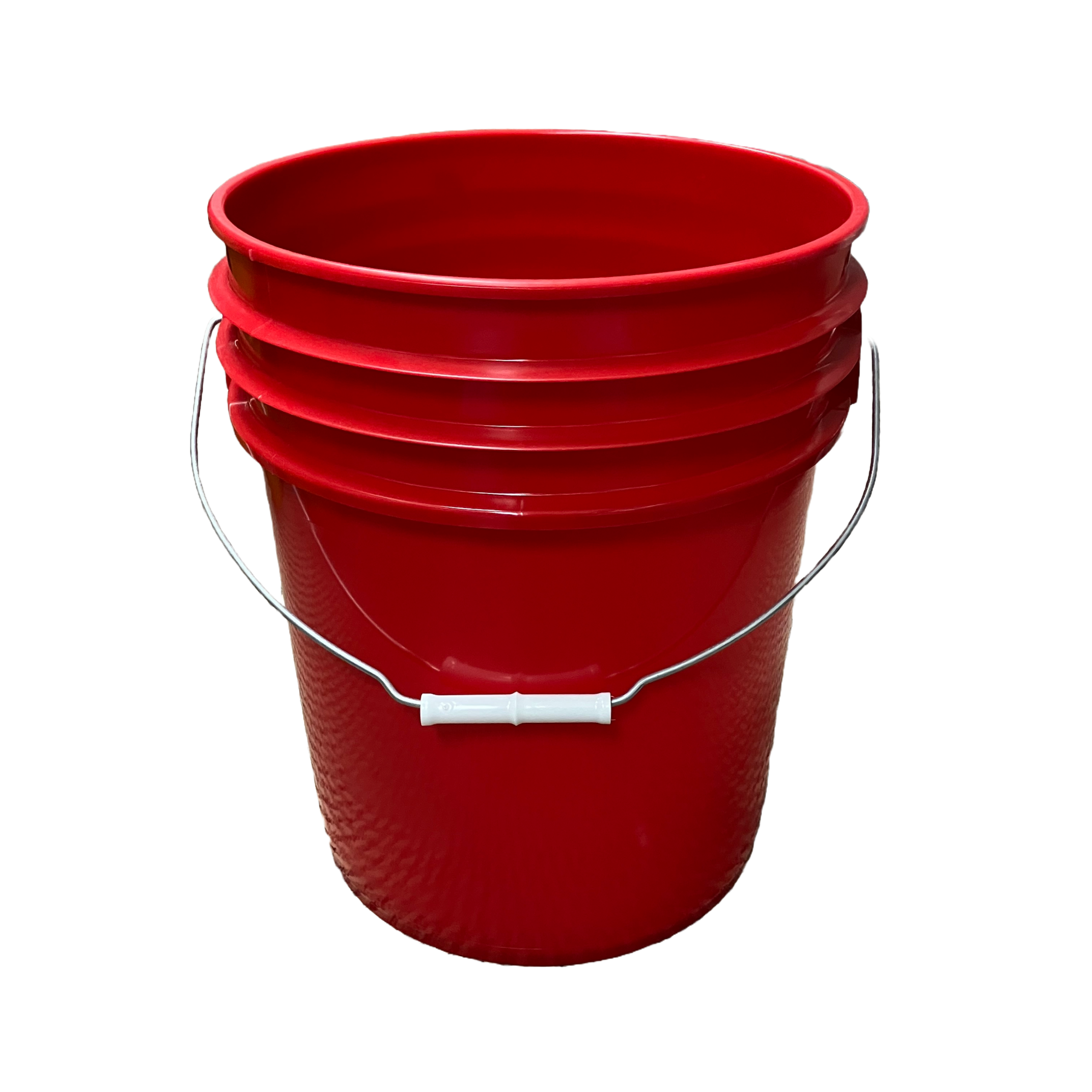 Heavy Duty Plastic Utility Bucket, 5 Gallon, Red, Each - mastersupplyonline