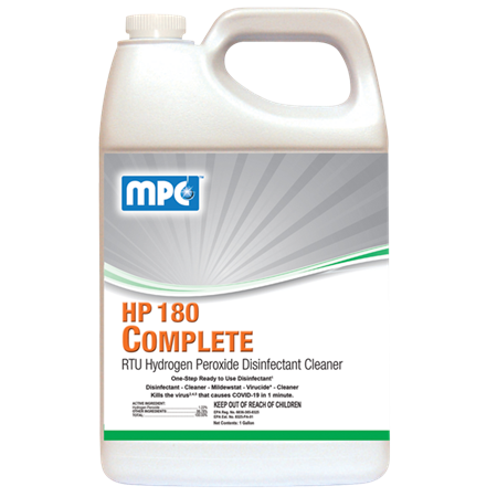 HP 180 Complete RTU Hydrogen Peroxide Disinfectant Cleaner, Gallon ...