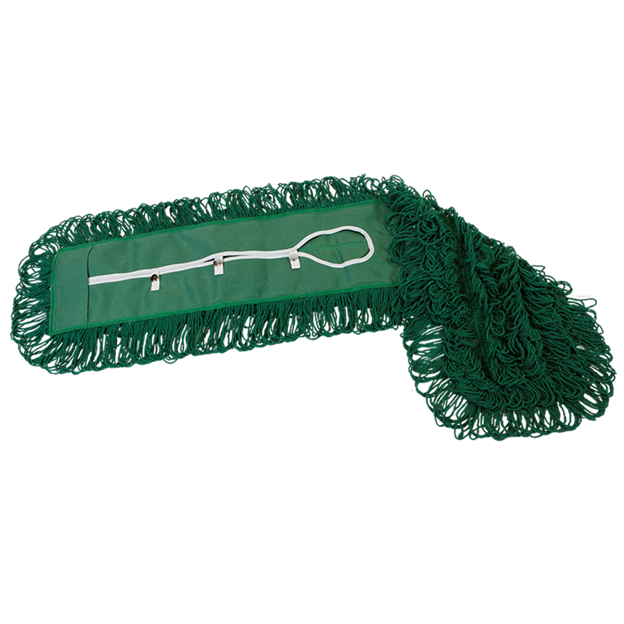 MaxiDust Green Loop-End Dust Mop, 48", Each - mastersupplyonline