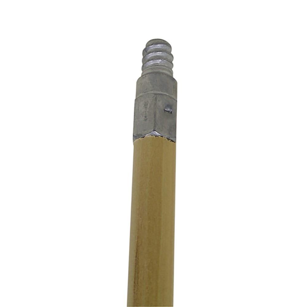 Metal Tip Threaded Hardwood Handle, 60", Each - mastersupplyonline
